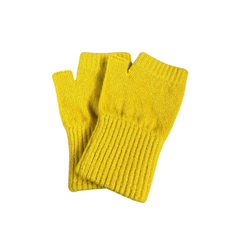Pure Wool Fingerless Mittens - Corrymoor Socks, UK